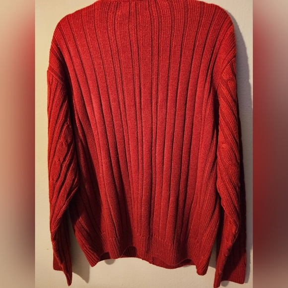 Towncraft | Sweaters | Towncraft Vintage Red Mr Rogers 8s 90s Cardigan ...
